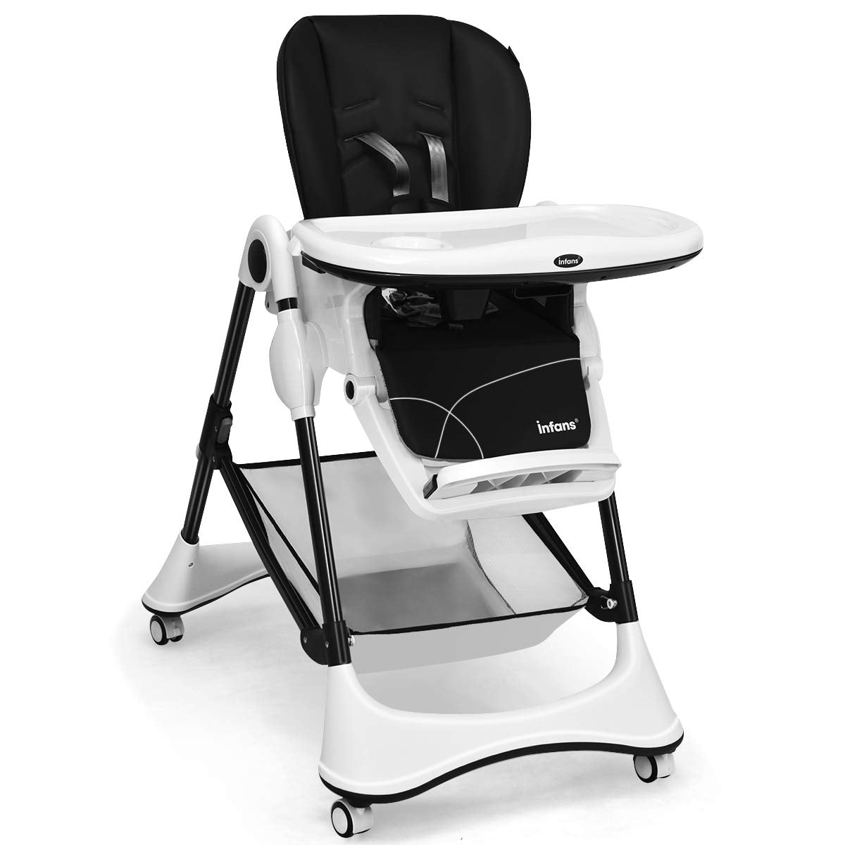 A-Shaped High Chair with 4 Lockable Wheels – Moogdesk