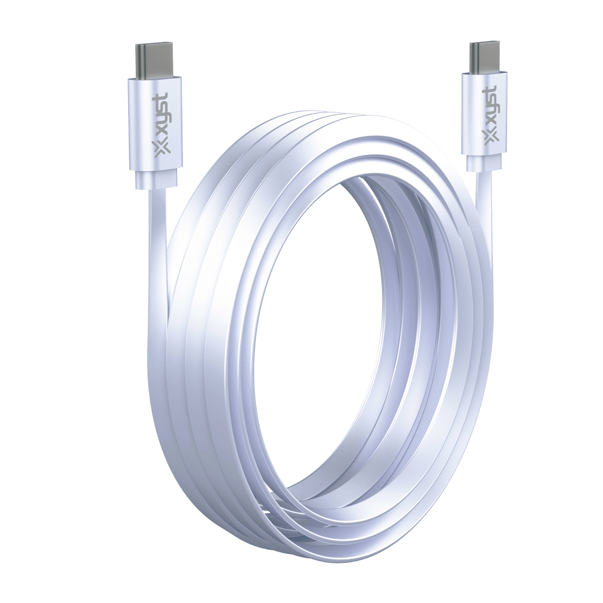 Xyst Flat USB-C to USB-C Charge and Sync Cable 4Ft – Moogdesk
