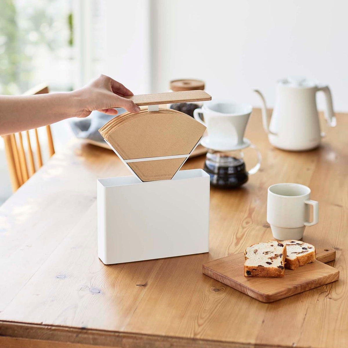 Coffee Filter Case - Size 04 - Steel + Wood – Moogdesk