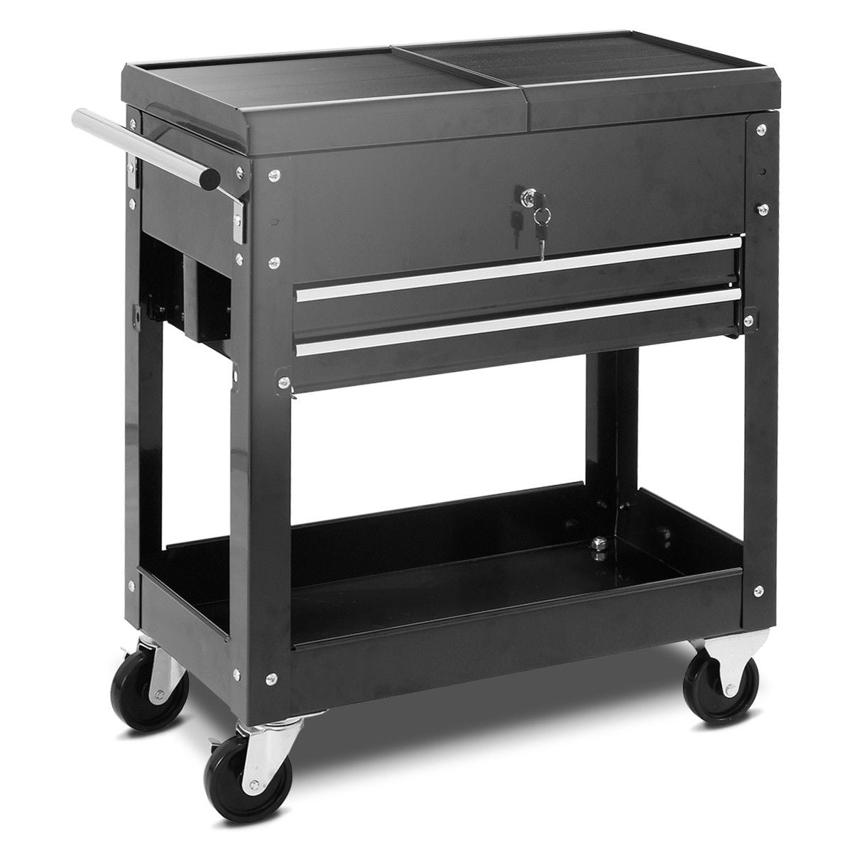 Rolling Mechanics Tool Cart Slide Top Utility Storage Cab... – Moogdesk